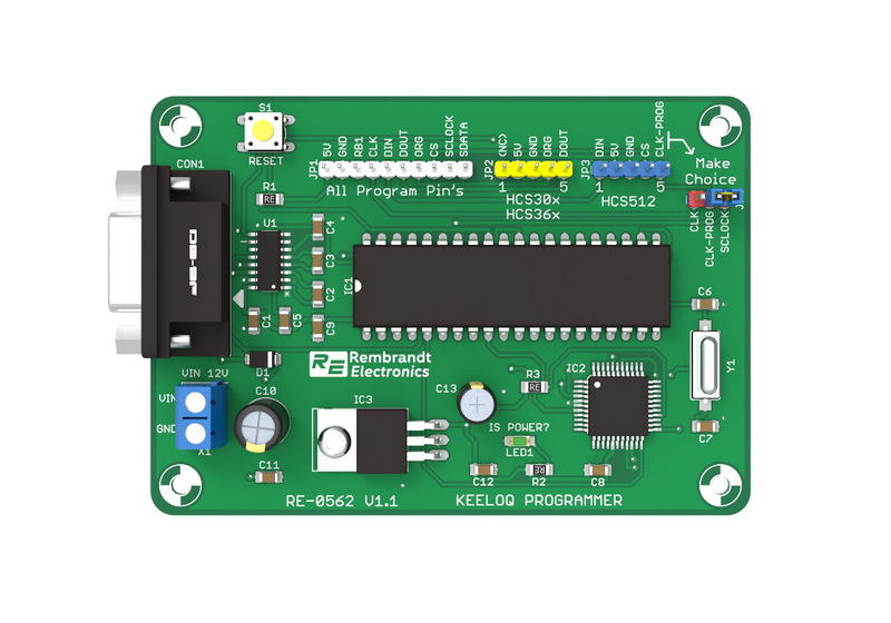 KEELOQ Programmer - HCS series - Rolling Code - Rembrandt Electronics
